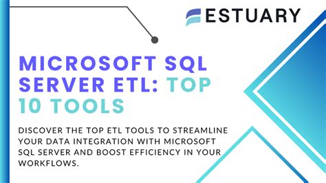 10 Best Microsoft Sql Server Etl Tools In 2025
