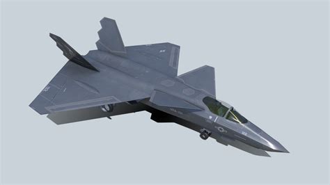 Artstation Yf 23 Naval Natf 23 3d Model 41 Off