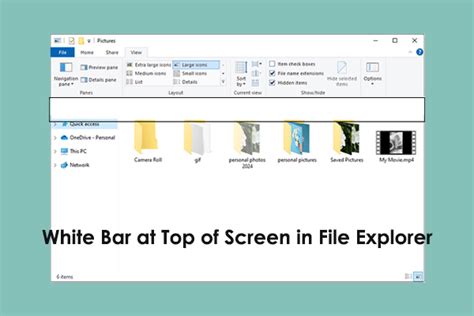 Easy And Proven Fixes White Bar At Top Of Screen In File Explorer Troubleshooting Phpcn