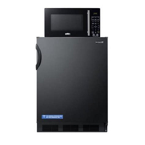 Microwave And Refrigerator Freezer Combination With Allocator