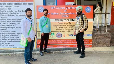 Presented My Research Paper At 58th Annual Conference Of The Indian Econometric Society Ties