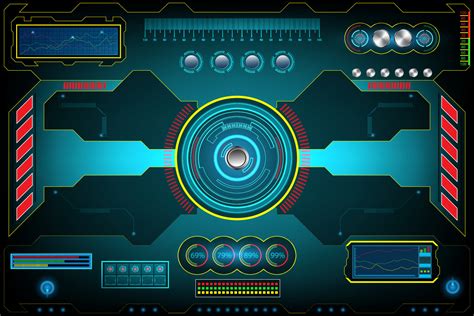 Technology Futuristic Interface Screen Element Digital Design