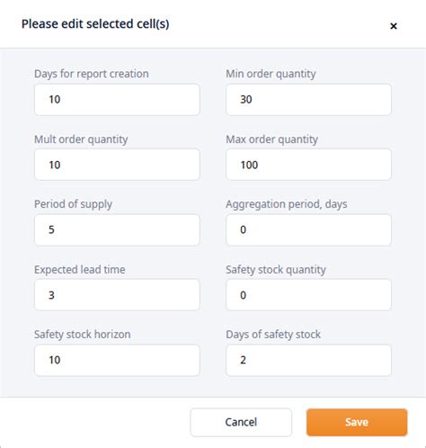 MRP Policy Example AnyLogistix Help