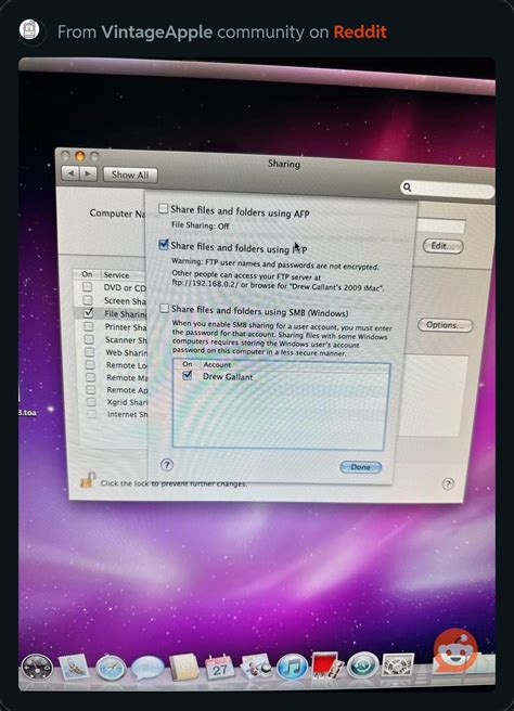 Ethernet File Sharing Between Imac G3 Tray Loading Os 8 6 And A 2009 Imac Os 10 6 8 Is Not