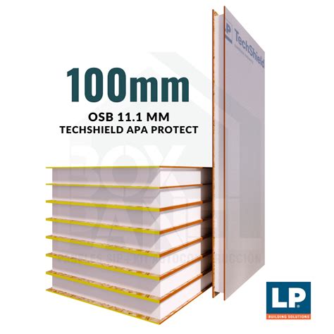 Panel Sip 100 Mm Osb 111 Techshield Palo 2x3 Bto Box Panel Chile