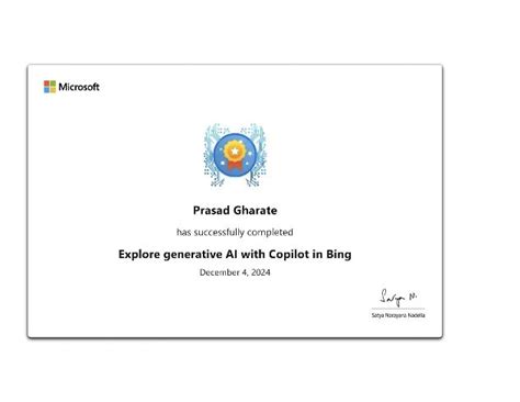 Prasad Gharate On Linkedin I Have Complete Generation Ai With Copilot In Bing Primesol Edu