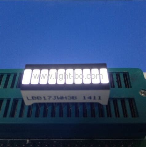 ultra blue 10 segment led light bar gradh array for instrument panel