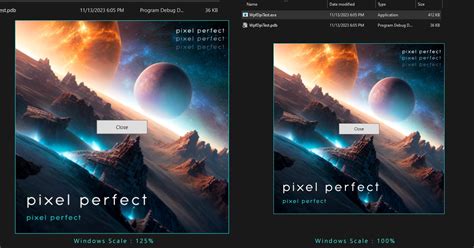 C WPF Incorrect Window Size On Scaled Operating System DPI DPI Aware DPI Unaware Stack