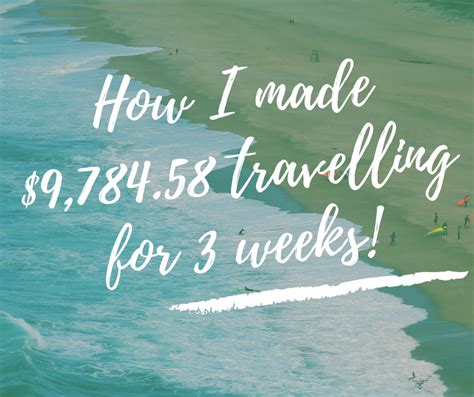 How I Made 978458 In 3 Weeks While Travelling The Thrifty Issue