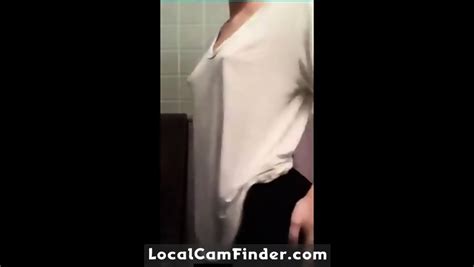 Teen With Small Tits And Big Pussy Lips Plays In Bathroom Eporner