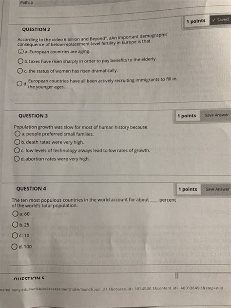 Solved Pathp 1 Points Saved Question 2 According To The
