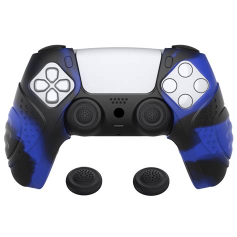 Playvital Guardian Edition 滑り止めシリコンカバースキン サムグリップキャップ付き Ps5 ワイヤレスコントローラ