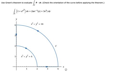 Solved Use Green S Theorem To Evaluate CF Dr Check The Chegg