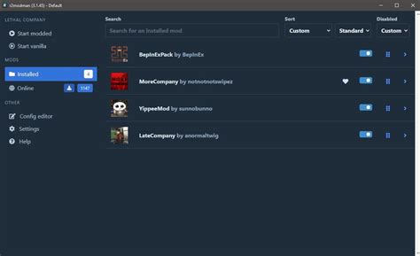 lethal company modding guide how to install them and recommended