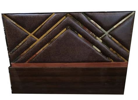 Brown Teak Wood Double Bed Headboard For Home At ₹ 13500piece In