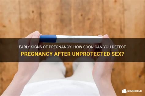 Early Signs Of Pregnancy How Soon Can You Detect Pregnancy After