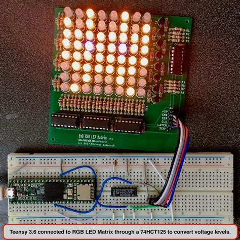 Rgb Led Matrix 5 Steps Instructables