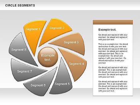 Circle Segments Shapes For Presentations In PowerPoint And Keynote PPT Star