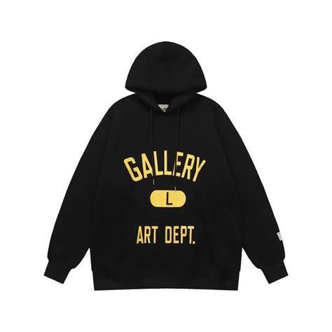 갤러리 디파트먼트 Gallery Dept 레터링 프린트 후드 기모 맨투맨 블랙 남여 공용 에이프