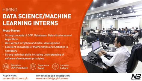 Nextbridge Ltd On Linkedin Nextbridge Is Looking For Data Science