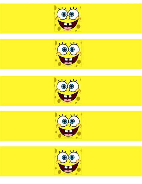 Spongebob Labels Free Printables Printable Templates