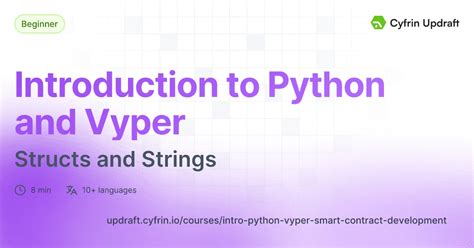 Video Favorites Structs And Strings Introduction To Python And Vyper