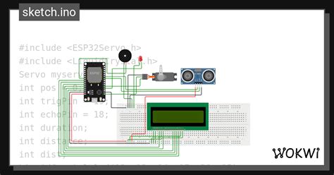 Radar System Copy Wokwi Esp32 Stm32 Arduino Simulator