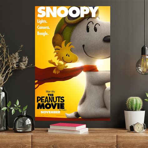 The Peanuts Movie Poster Snoopy Poster 11x17 Wall Art 4692839151