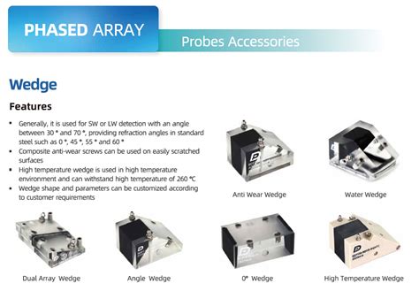 Rexolite 1422 Ultrasonic Phased Array Wedge