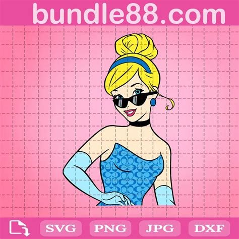 Cinderella Svg Cinderella Princess Coach Luxury Blue Svg October 2025