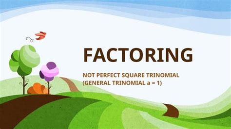 Factoring General Trinomial A 1 Pptx