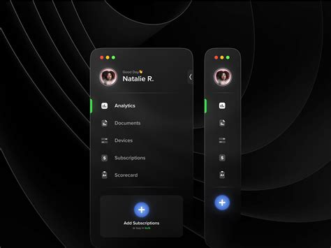 Navigation Nav Panel By Dinesh Kumar On Dribbble
