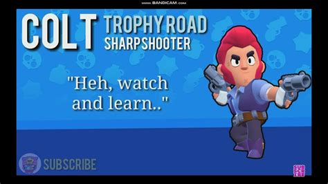 Colt Voice Lines Brawl Stars Youtube