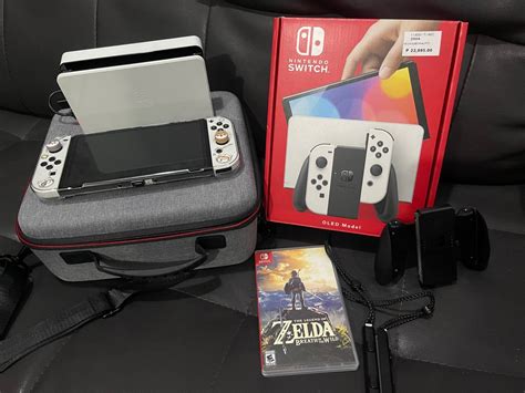 Nintendo Switch Oled Package Video Gaming Video Game Consoles