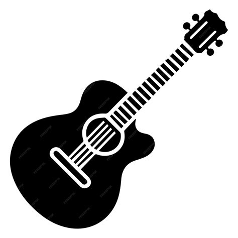 Premium Vector A Guitar Vector Art Illustration Eps File