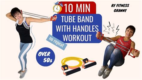 10 Min Full Body Workout Using Mini Resistance Band With Handles 12