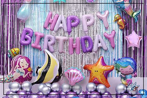 45 عکس تم تولد پری دریایی دخترانه تزئینات و کیک 🧜‍♀