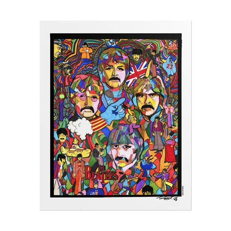 The Beatles Yellow Submarine Art Print Etsy