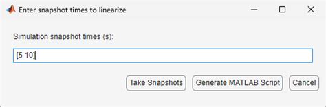 Batch Linearize Model At Multiple Operating Points Using Model Linearizer