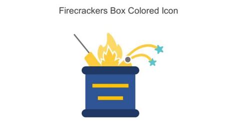 Firecracker Icon Powerpoint Presentation And Slides Ppt Template