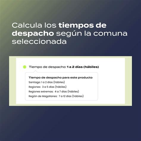 Calculadora Tiempos De Despachos Lab51