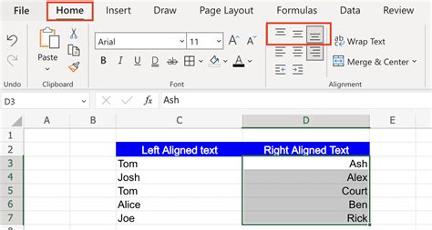 How To Align Text In Excel Liveflow