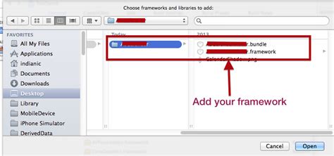 Ios How Should I Do This Dragging And Dropping Framework File To The Framework Folder Inside