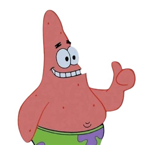 Patrick Thumbs Up By Dracoawesomeness On Deviantart