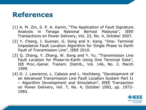 Effective Two Terminal Single Line To Ground Fault Location Algorithm Ppt