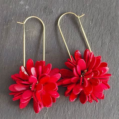 Polp Pendientes Hechos A Mano Utilizando Cuero De La Mejor Calidad Polp