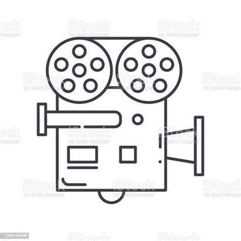 릴 아이콘 선형 절연 일러스트레이션 얇은 선 벡터 웹 디자인 사인 흰색 배경에 편집 가능한 스트로크가 있는 개요 개념 기호입니다 검은색에 대한 스톡 벡터 아트 및 기타