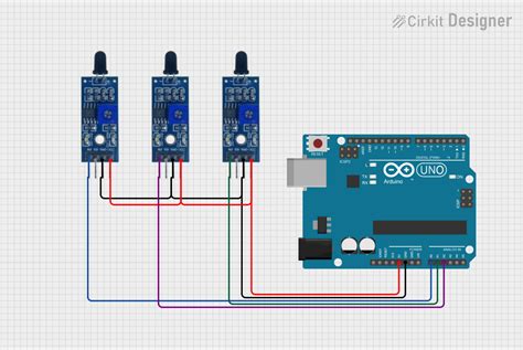 Arduino Uno Based Multi Flame Sensor Monitoring System How To Guide And Editable Circuit