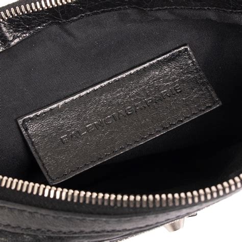 Balenciaga Small Classic City Clip Pouch Olivers