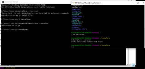 Terraform I Shown In Cmd But It Says Command Not Found In Git Bash